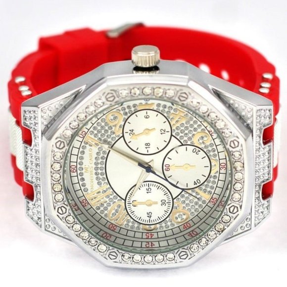 Montres Carlo | Accessories | 53mm Montres Carlo Clubbing Mens Hip Hop ...